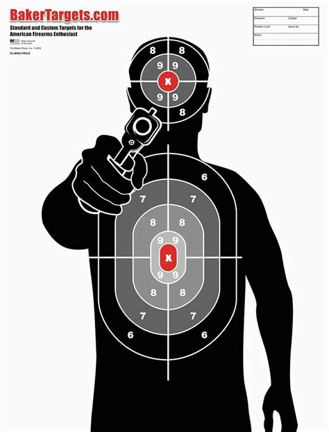 Target Shooting Print Outs