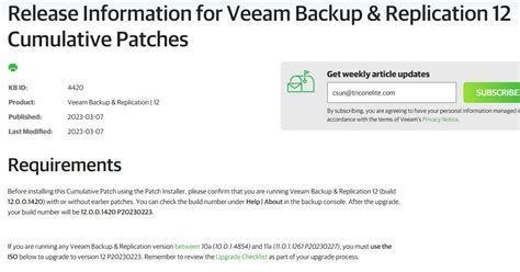 How To Install Veeam Backup Replication 12 Cumulative Patches P20230223 Cary Sun