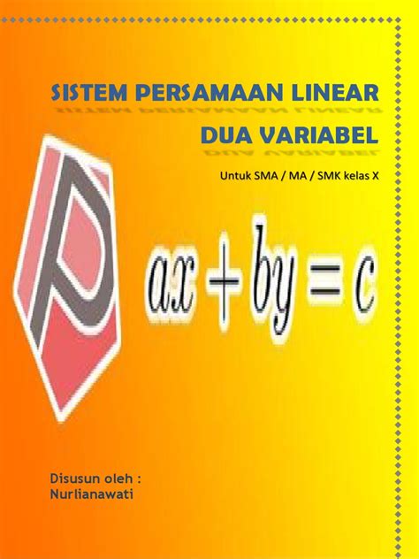 Bahan Ajar Sistem Persamaan Linear Dua Variabel Pdf