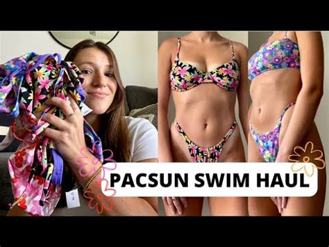 Pacsun Swim Try On Haul 2023 Cute And Affordable With Sizing And