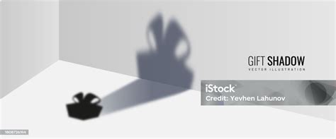 실루엣 선물 흐릿 한 스타일 휴일 선물 상자 그림자 요소 세트입니다 벡터 일러스트 레이 션 가방에 대한 스톡 벡터 아트 및 기타 이미지 Istock