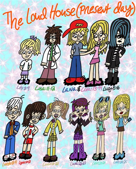 The Loud Siblings Present Day By Terrance4eves On Deviantart