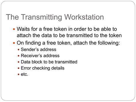 Token Bus And Token Ringppt Computer Networking Computing