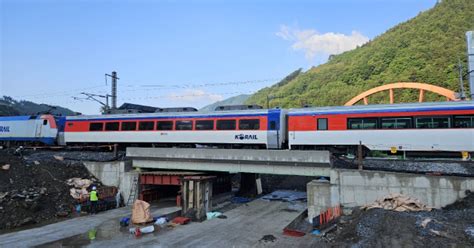 집중호우 대비 노후 철도교량 개량공사 완료