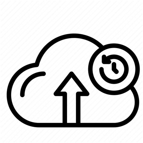 Clock Cloud Schedule Synk Icon Download On Iconfinder