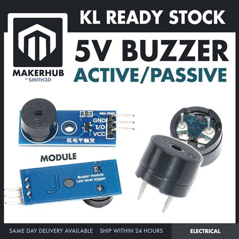Buzzer Active Passive Buzzer 5v Electronic Sound Alarm Module Tone