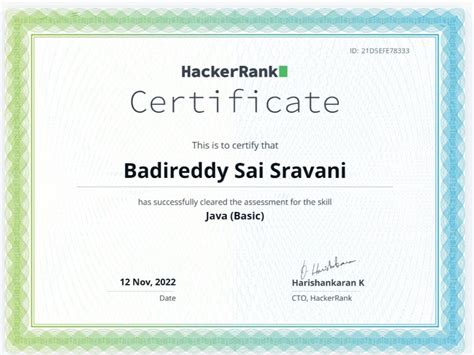 Badireddy Saisravani Posted On Linkedin