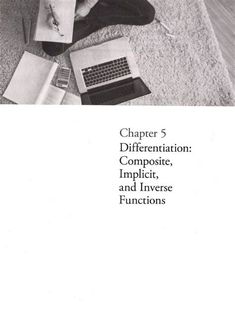 Chapter 5 Differentiation Composite Implicit And Inverse Functions