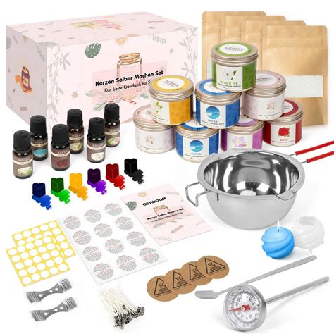 Ostwolke Duftkerze Kerzenherstellung Kit Diy Kerzen Selber Machen Set Duftkerze Geschenke 1 Tlg