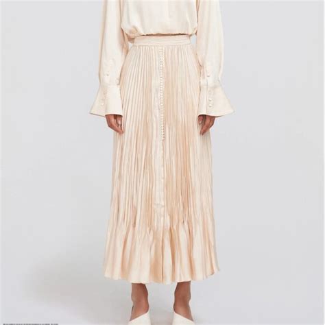 Jonathan Simkhai Skirts Nwt Simkhai Dulce Skirt Blush 2 Poshmark