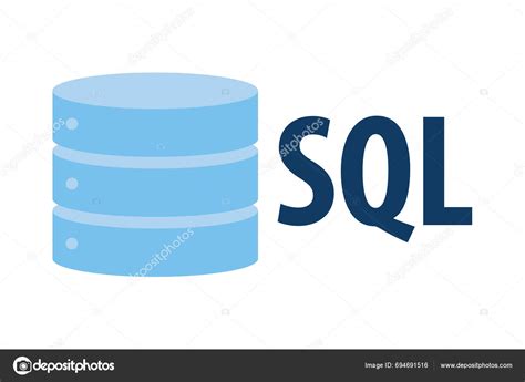 Sql Database Icon Logo Design App Stock Vector By Paoloboa 694691516