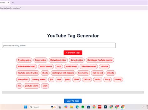 Youtube Tag Generator And Trending Tags Tool Tagbuilder