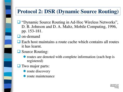 Ppt A Review Of Current Routing Protocols For Ad Hoc Mobile Wireless Networks Powerpoint