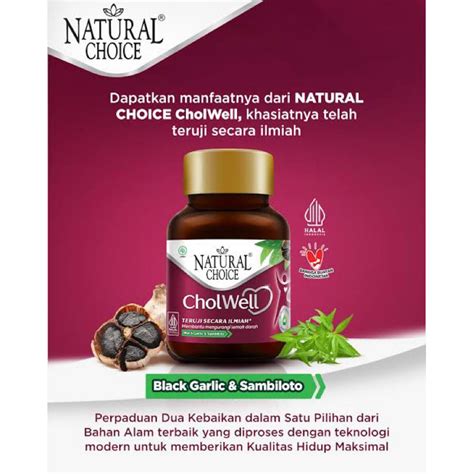 Jual Natural Choice Cholwell 30s Botol Shopee Indonesia