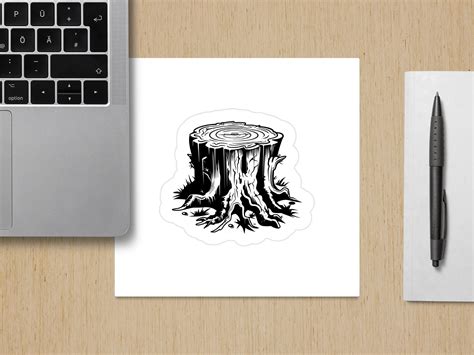 TREE STUMP SVG Tree Stump Trunk Svg Files For Cricut Timber Stump Trunk Clipart Laser Cut