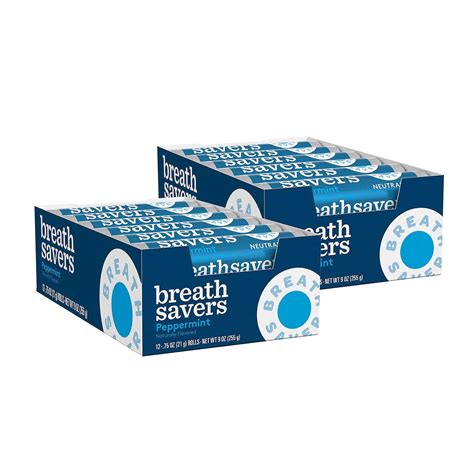 Breath Savers Peppermint Naturally Flavored Sugar Free Mints 075