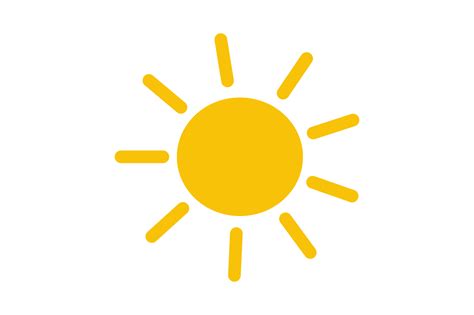 Weather Icon Sun Icon 23258076 Png