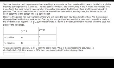 Solved Machine Learning Using Python Using The Answer