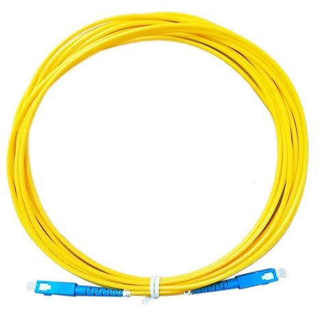 Tight Buffer Simplex Network Patch Cord Indoor Single Mode Fiber Optic