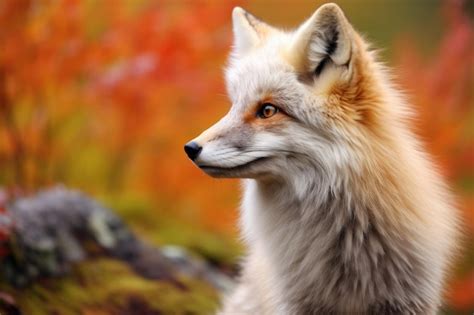 Premium Ai Image A Fox Looking Away From The Camera