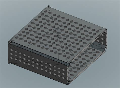 Modular Shell With Diamond Cutouts By Kyle Download Free Stl Model