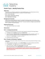 Observing Packet Flow In LAN And WAN Topology Course Hero