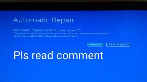 Srttrailtxt Error Pls Help Rwindows10