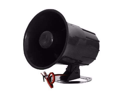 Wired Security Burglar Alarm Watt W Alarm External Siren Horn V Dc Powered Db Sound