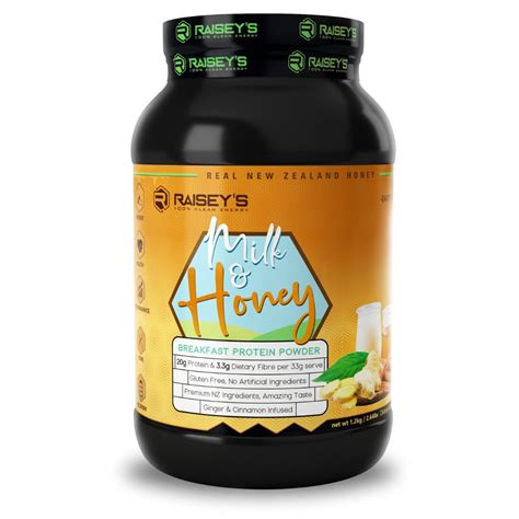 Raiseys Milk And Honey Breakfast Protein Powder Supplement Shop