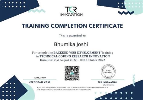 Bhumika Joshi On Linkedin Webdevelopment Backendwebdevelopment Tcrinnovation