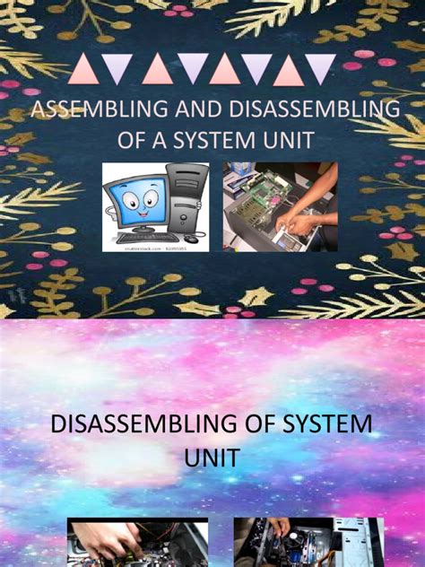 Assembling And Disassembling Of A System Unit Pdf
