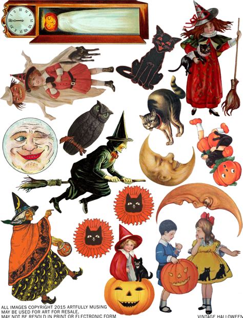 Printable Vintage Halloween Images