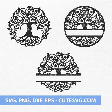 Tree Of Life SVG PNG DXF Cut Files Family Tree SVG Bundle