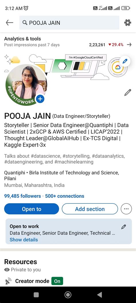 Pooja Jain Linkedin‘de Linkedin Data 21 Yorum