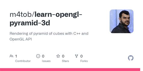 Github M Tob Learn Opengl Pyramid D Rendering Of Pyramid Of Cubes