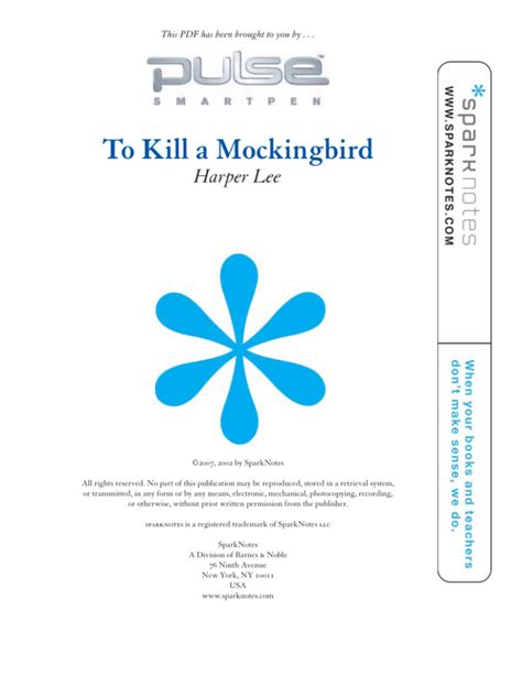 To Kill A Mockingbird