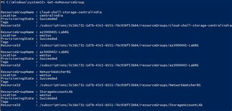 Azure Using Powershell
