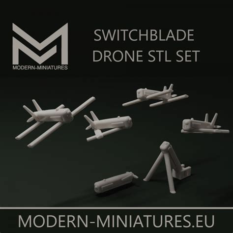 3d Printable 28mm Switchblade Drone Uav By Modern Miniatureseu