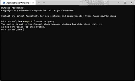 How To Enable Or Disable Compact Os In Windows 10 And 11 Majorgeeks