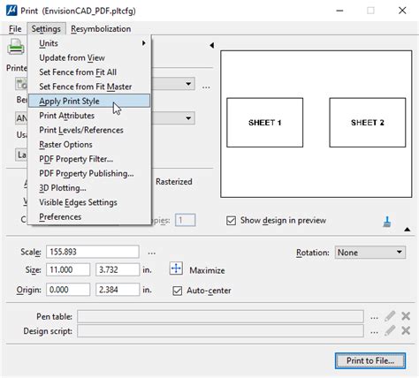 Microstation Tip Selecting An Alternate Sheet Envisioncad