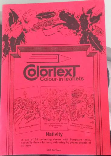 colortext color in leaflets nativity