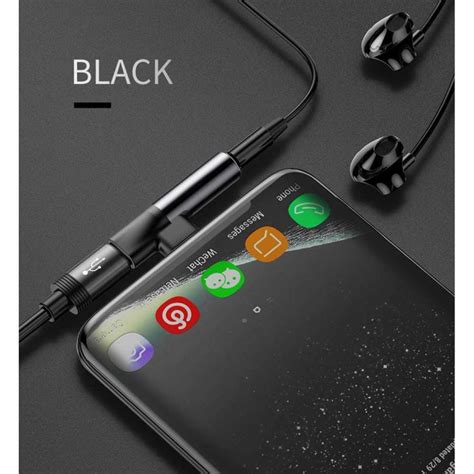 Jual Baseus In Audio Converter Usb Type C To Mm Charger Port Shopee Indonesia