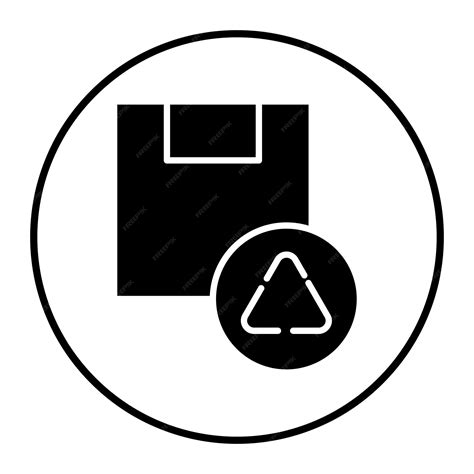 패키지 재활용 터 일러스트레이션 프리미엄 벡터