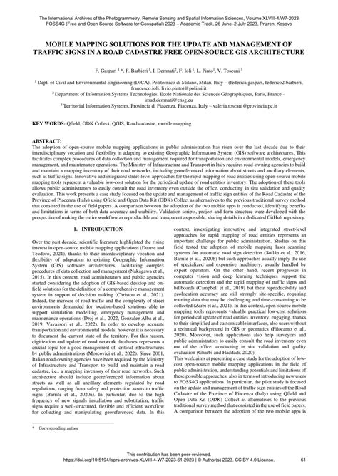 Pdf Mobile Mapping Solutions For The Update And Management Of Traffic Signs In A Road Cadastre