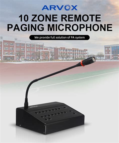 Paging Microphone 02 Arvox