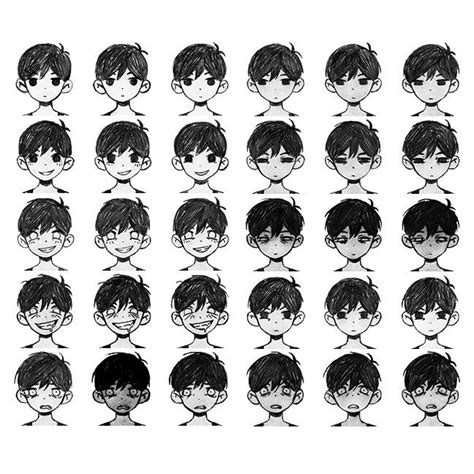 Omoris Expressions Kel Sprite Sheet Pixel Art Sprites Omori