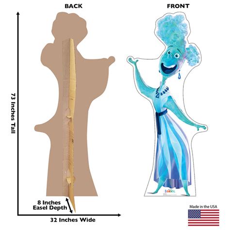 Brook Ripple Elemental Cardboard Cutout Standup Standee