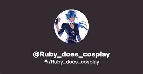 Rubydoescosplay Instagram Tiktok Linktree