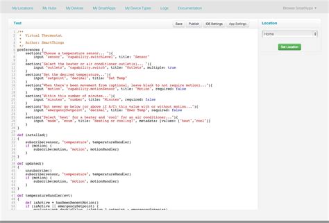 Editor And Simulator — Smartthings Documentation 10 Documentation