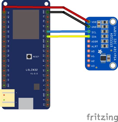 ads1115 analog to digital converter and esp32 esp32 learning